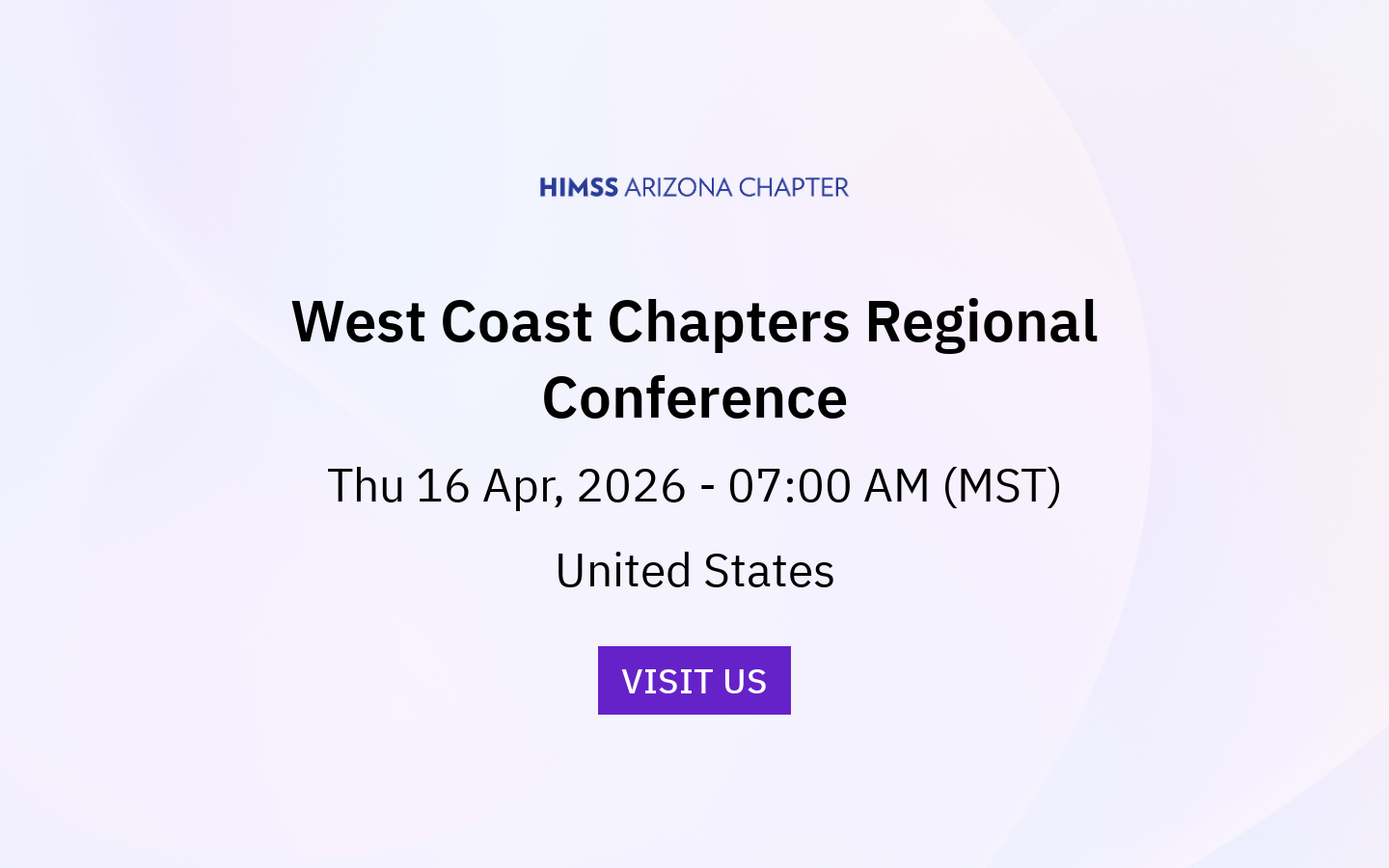 West Coast Chapters Regional Conference